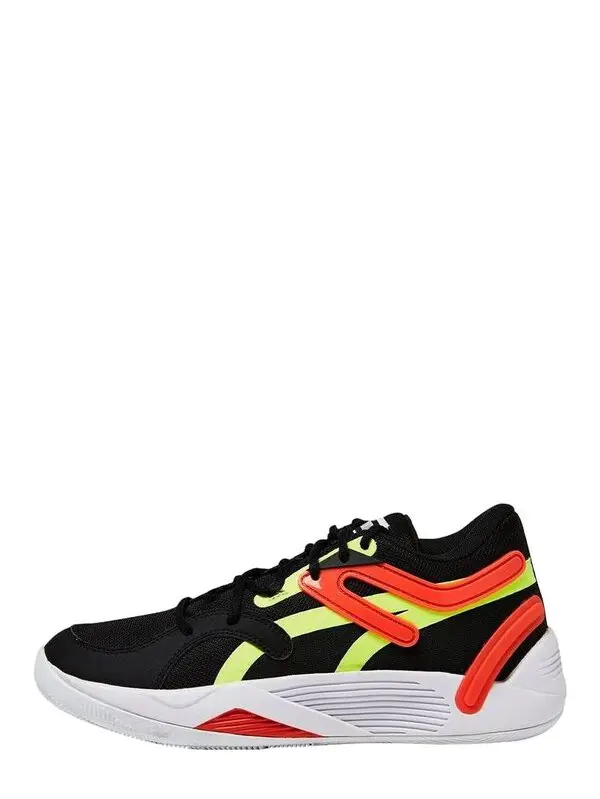 PUMA Trc Blaze Court Sneakers - Black/orange/green