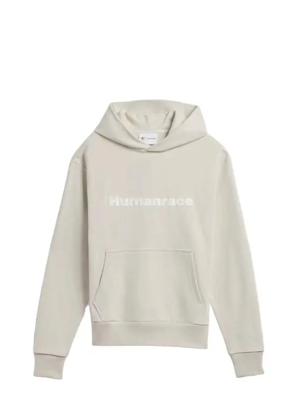 Adidas X Pharrell Humanrace Logo Hoodie 'aluminium - Grey