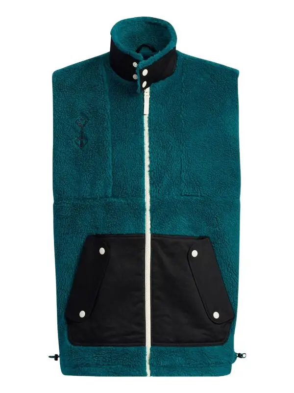 Adidas Neo X Jujutsu Kaisen Fleece Vest - Teal