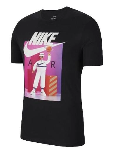 Nike Printing Short Sleeve 'airman Futura - Black