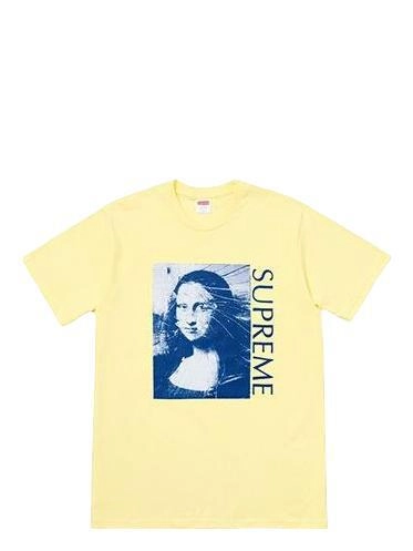 Supreme Ss18 Mona Lisa Pale Yellow Tee - Light Yellow