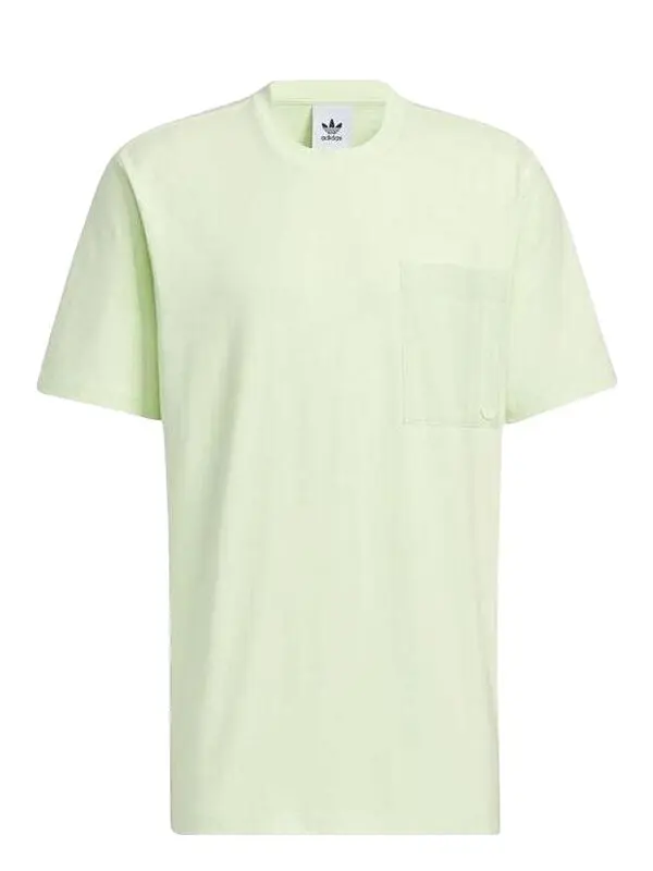 Adidas Originals Short Sleeve Tee 'almost Lime - Almost Lime/almost Lime