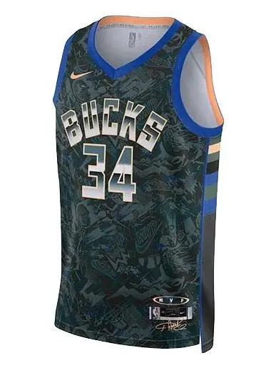 Nike Giannis Antetokounmpo Nba Basketball Jersey - Blue