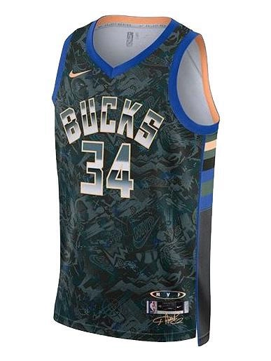 Nike Giannis Antetokounmpo Nba Basketball Jersey - Blue