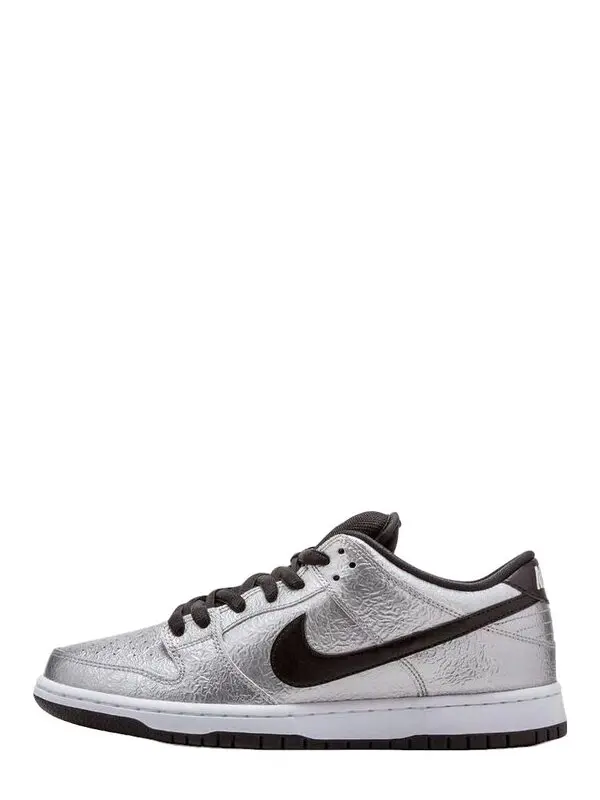 Nike Dunk Low Pro "cold Pizza" Sneakers - Silver