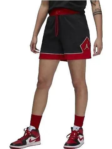 JORDAN Diamond Shorts - Black/red