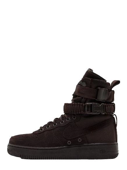 Nike Sf Air Force 1 High Top Sneakers - Velvet Brown