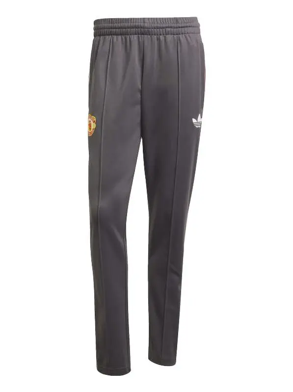 Adidas Manchester United Originals Track Pants Asia Sizing 'black White Red - Black/white/red
