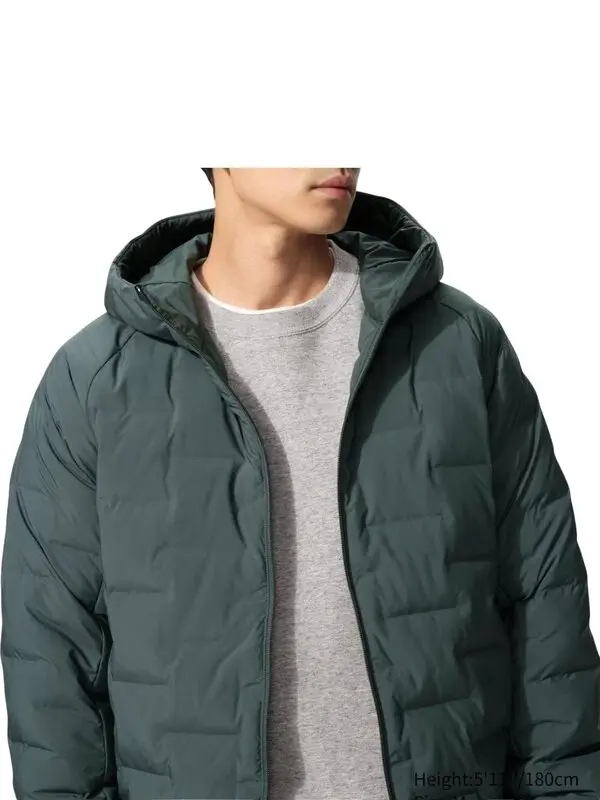 Uniqlo Pufftech Parka - Dark Green