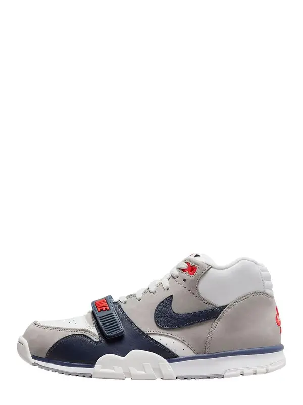 Nike Trainer 1 Mid Sneakers - Gray/white/blue