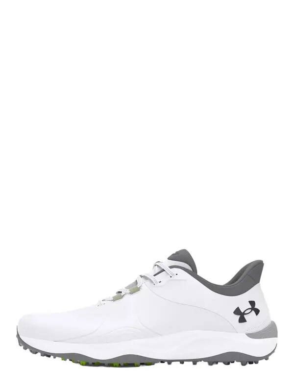 Under Armour Drive Pro Spikeless Golf Shoes - White/grey