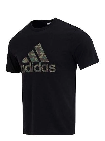 Adidas Camo Short Sleeve T-shirt - Black