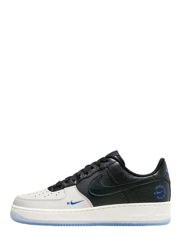 Nike Force 1 Low "tinaj" Sneakers - Black/black/sail