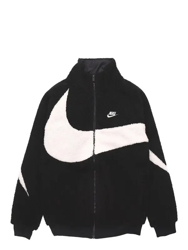 Nike Big Swoosh Fleece Jacket - Blackwhite