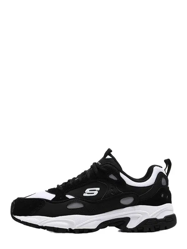 Sketchers Stamina Low Top Sneakers - Black/white