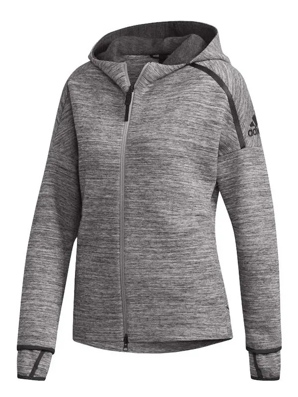Adidas Sports Hooded Jacket - Gray
