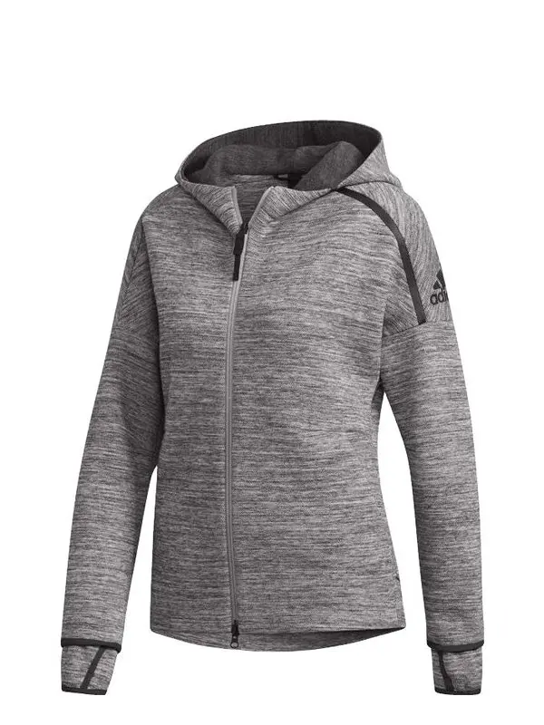Adidas Sports Hooded Jacket - Gray