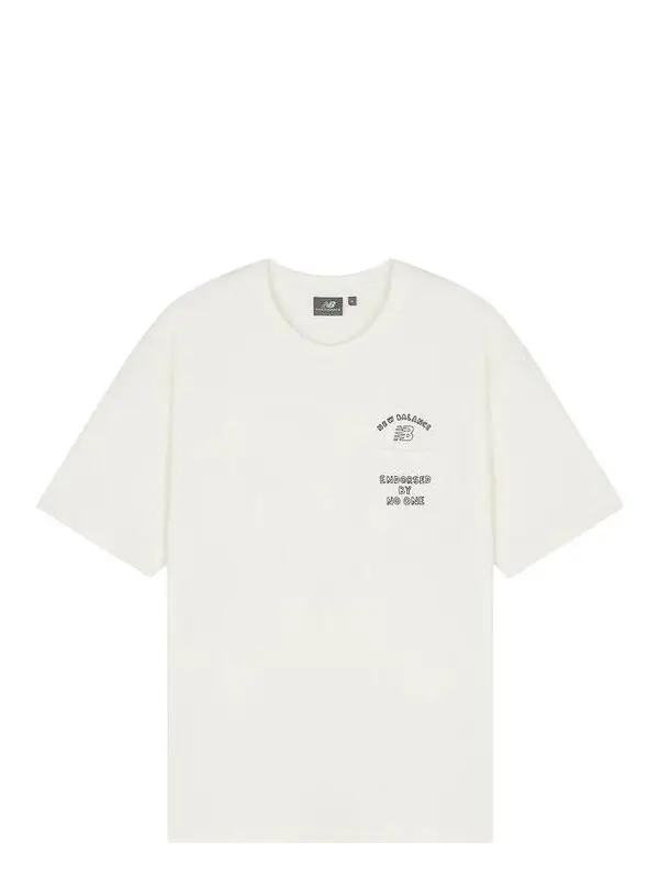 NEW BALANCE Casual T-shirt - White/black