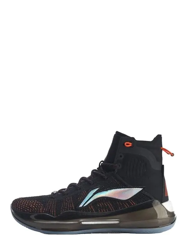 LI-NING Yushuai 13 High Top Sneakers - Black/orange