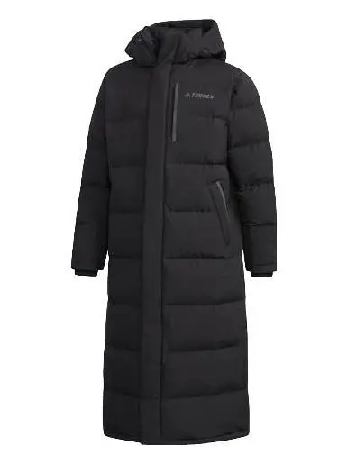 Adidas Padded Hooded Down Jacket - Black
