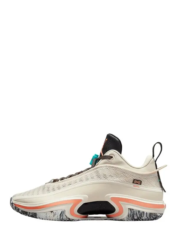 JORDAN Xxxvi Low Pf "ground Up - Lt Orewood Brn/crimsion Bliss-black-phantom-hyper Jade-stone