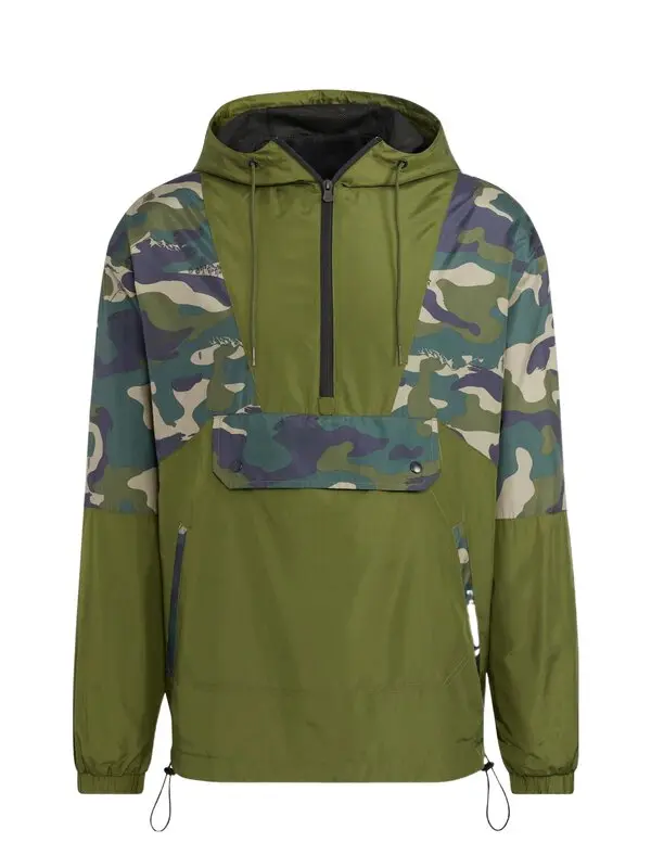 Adidas Hooded Camouflage Print Anorak Jacket - Default Colorway