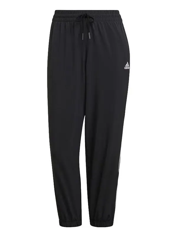 Adidas 3-stripes 7/8 Woven Pants - Black