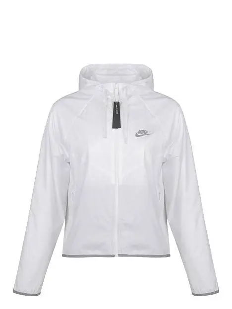 Nike Windrunner Waterproof Jacket With Hood - White