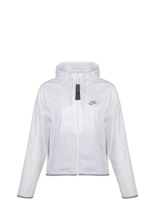 Nike Windrunner Waterproof Jacket With Hood - White