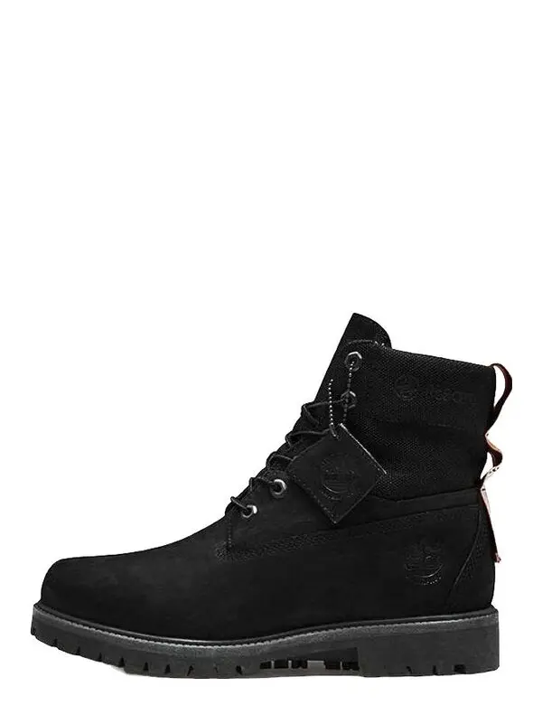 Timberland 6 Inch Treadlight Waterproof Rebotl Lace-up Boots - Black/red