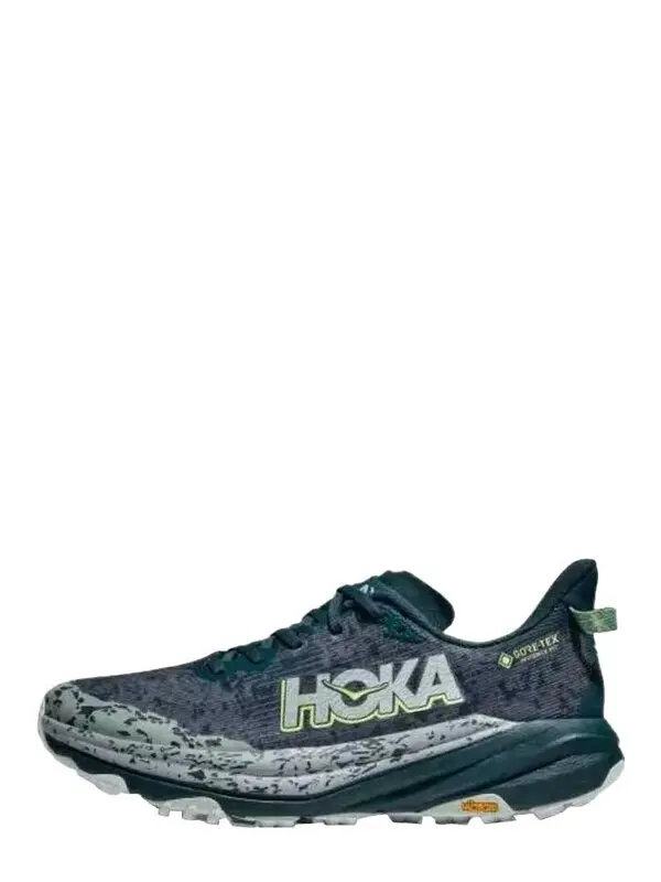 Hoka One One Speedgoat 6 Gtx Athletic Shoes - Blue/twilight Druzy