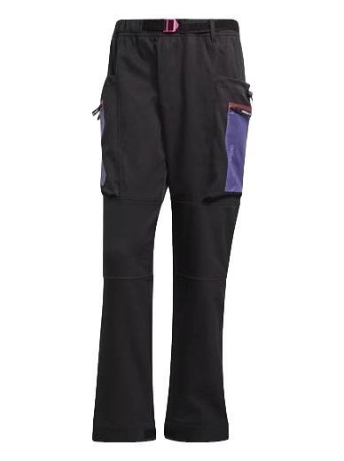 Adidas Originals G Outd Cargo P Contrasting Colors Pocket Loose Cargo Sweatpants - Black