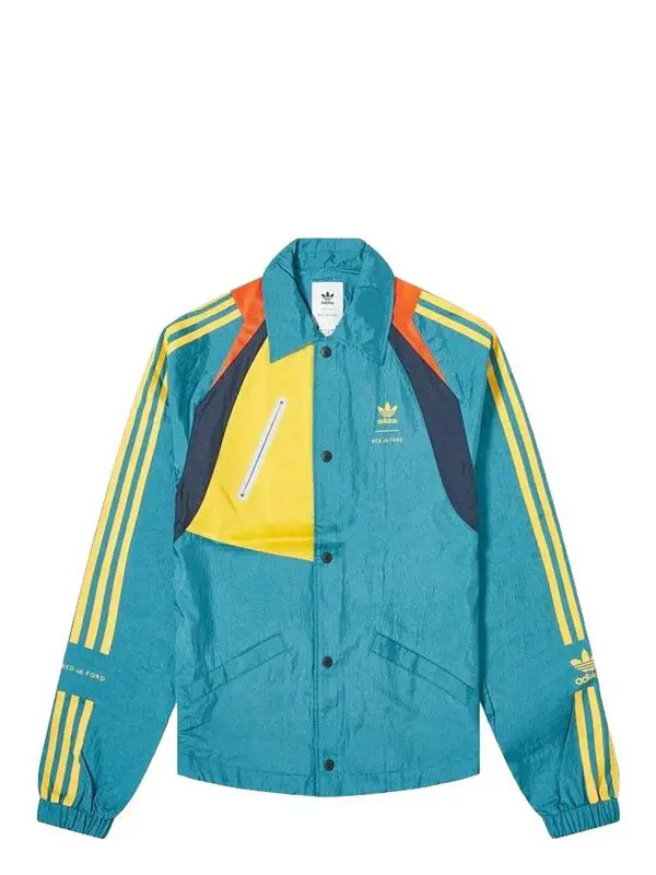 Adidas Originals X Bed J.w. Ford Colorblocked Jacket - Green