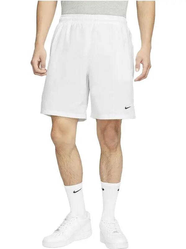 Nike Solo Swoosh Woven Shorts - White