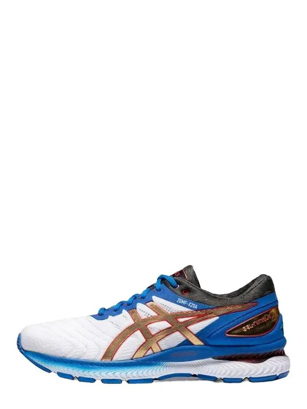 Asics Gel-nimbus 22 Athletic Sneakers - White/blue