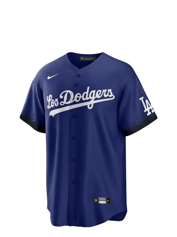 Nike X Mlb Los Angeles Dodgers City Connect Replica Baseball Jersey - Blue