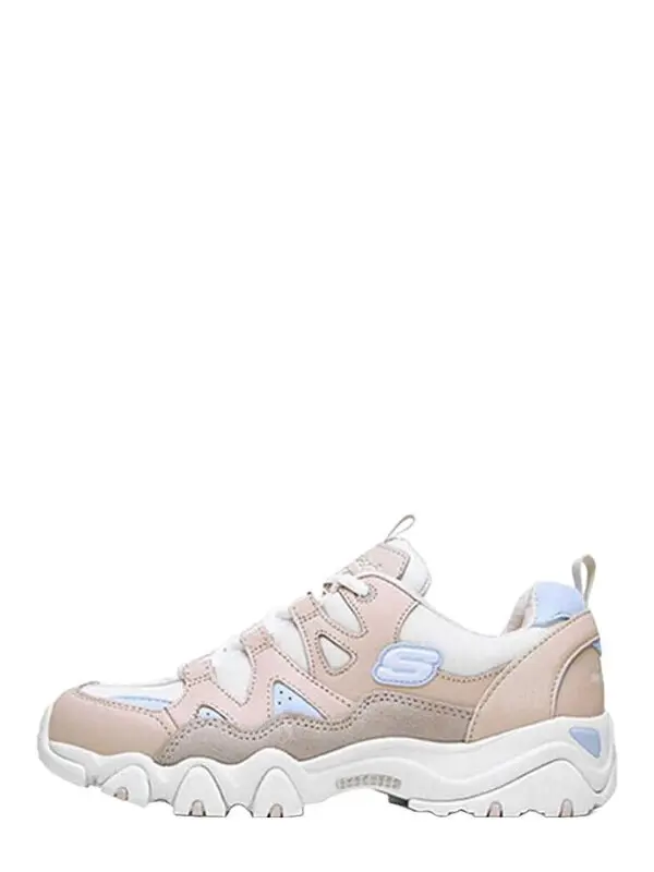 Sketchers D'lites 2.0 Low-top Athletic Sneakers - Pink/white