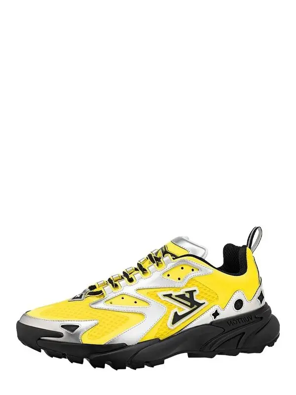 LOUIS VUITTON Runner Tatic Sneakers - Yellow/silver/black