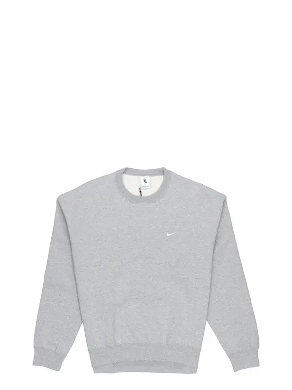 Nike Lab Fleece Crew Pullover - Dark Gray