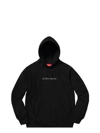 Supreme Ss19 Le Luxe Hooded Sweatshirt - Black
