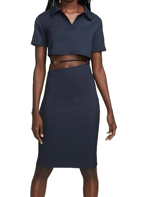 Nike X Jacquemus La Robe Polo Dress - Navy