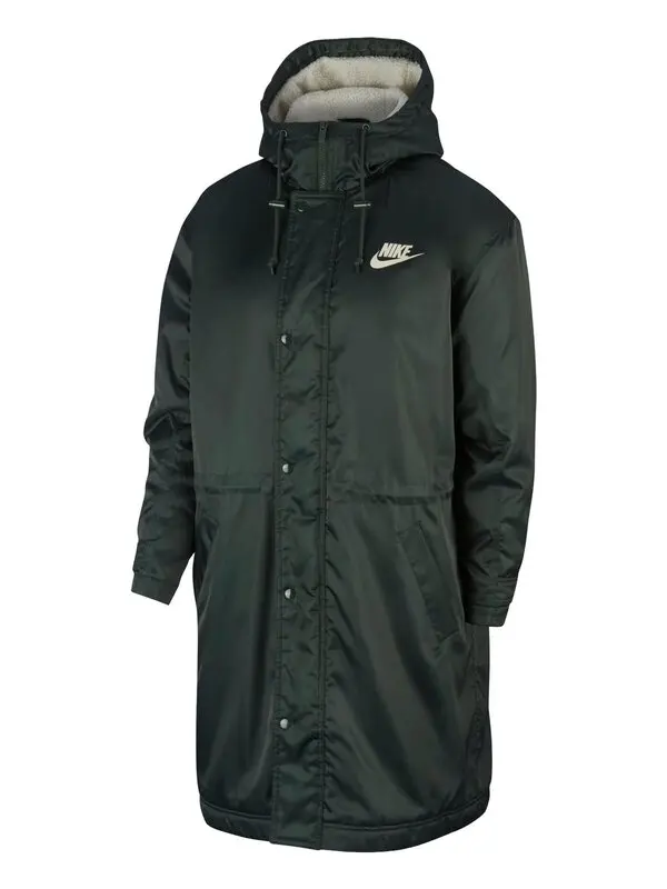 Nike Club Stadium Parka Coat - Dark Green