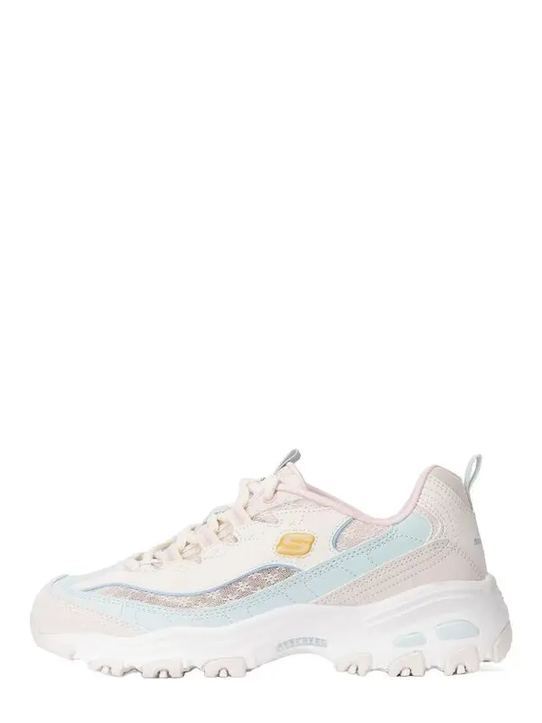 Sketchers Dlites 1.0 Sneakers - Beige/blue