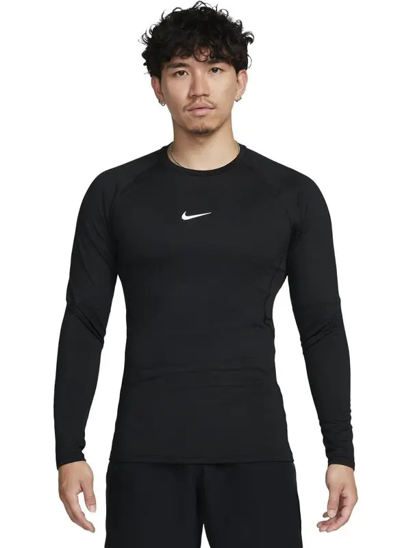 Nike Pro Warm Long-sleeve Top - Black