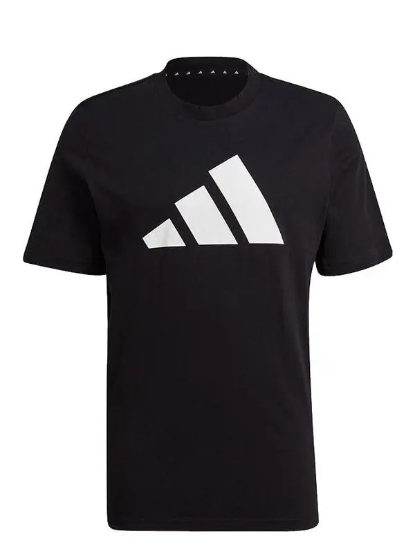Adidas Fi Tee Bos A Logo Printing Round Neck Sports Short Sleeve - Black