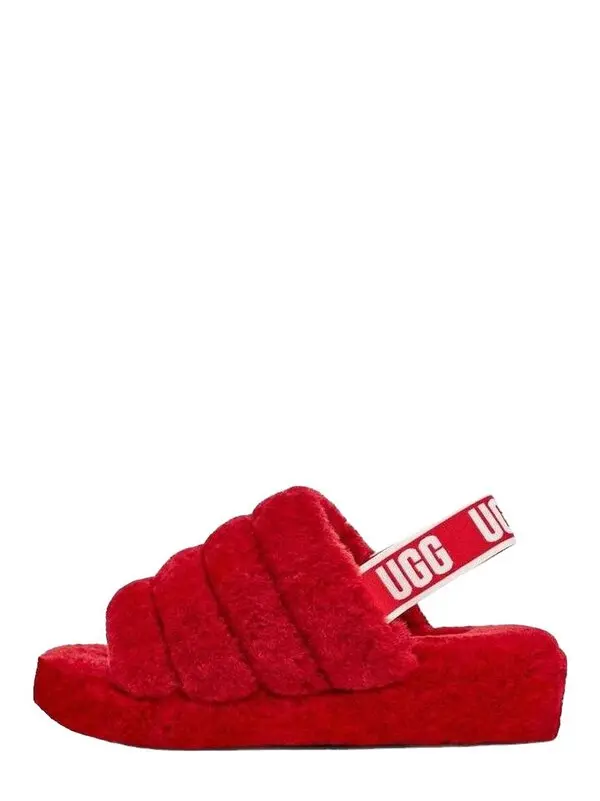 UGG Fluff Yeah Slide - Ribbon Red
