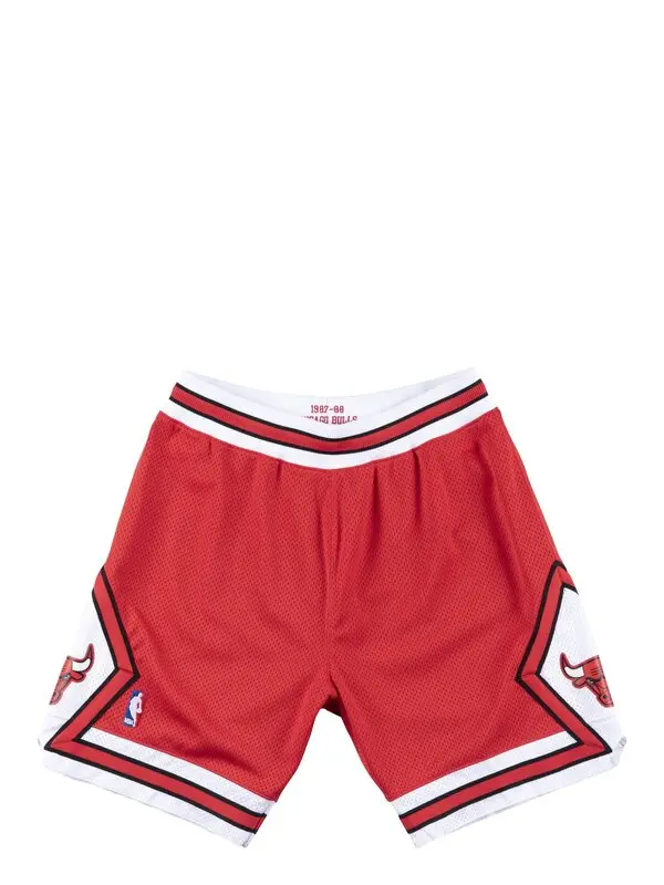 Mitchell & Ness Chicago Bulls 1987-88 Authentic Basketball Shorts - Red/white