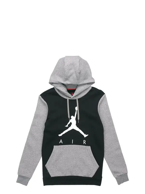 JORDAN Air Jumpman Aj Large Logo Pullover - Grey/black