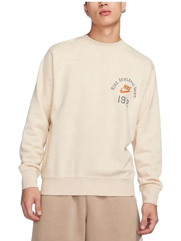 Nike Club Fleece Crewneck Sweatshirt - Beige