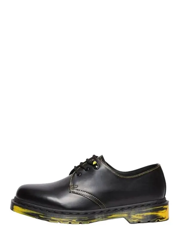 Dr. Martens 1461 Marbled Sole Leather Oxford Shoes - Black